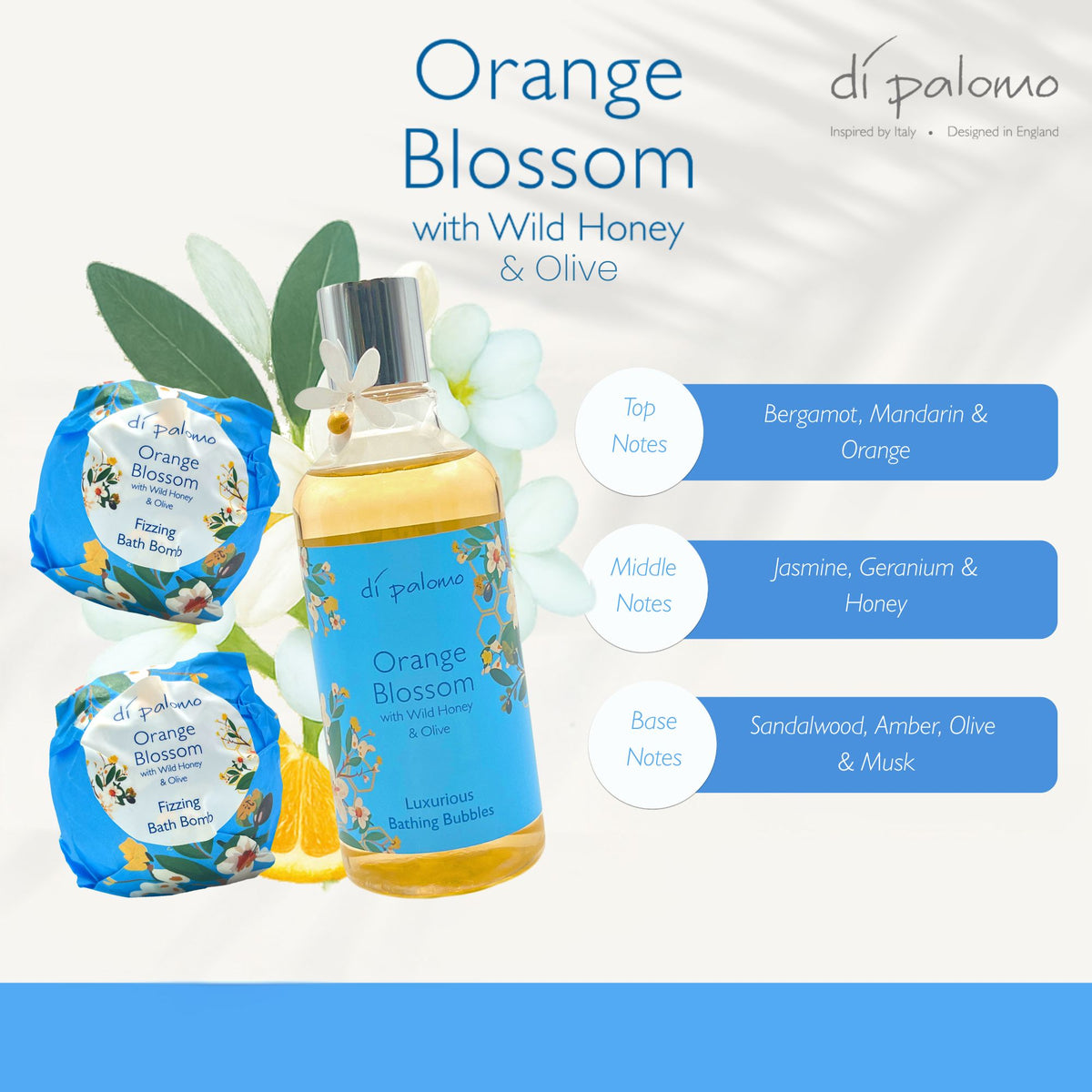 Di Palomo | Indulgent Luxury Bathing Collection | Orange Blossom ...