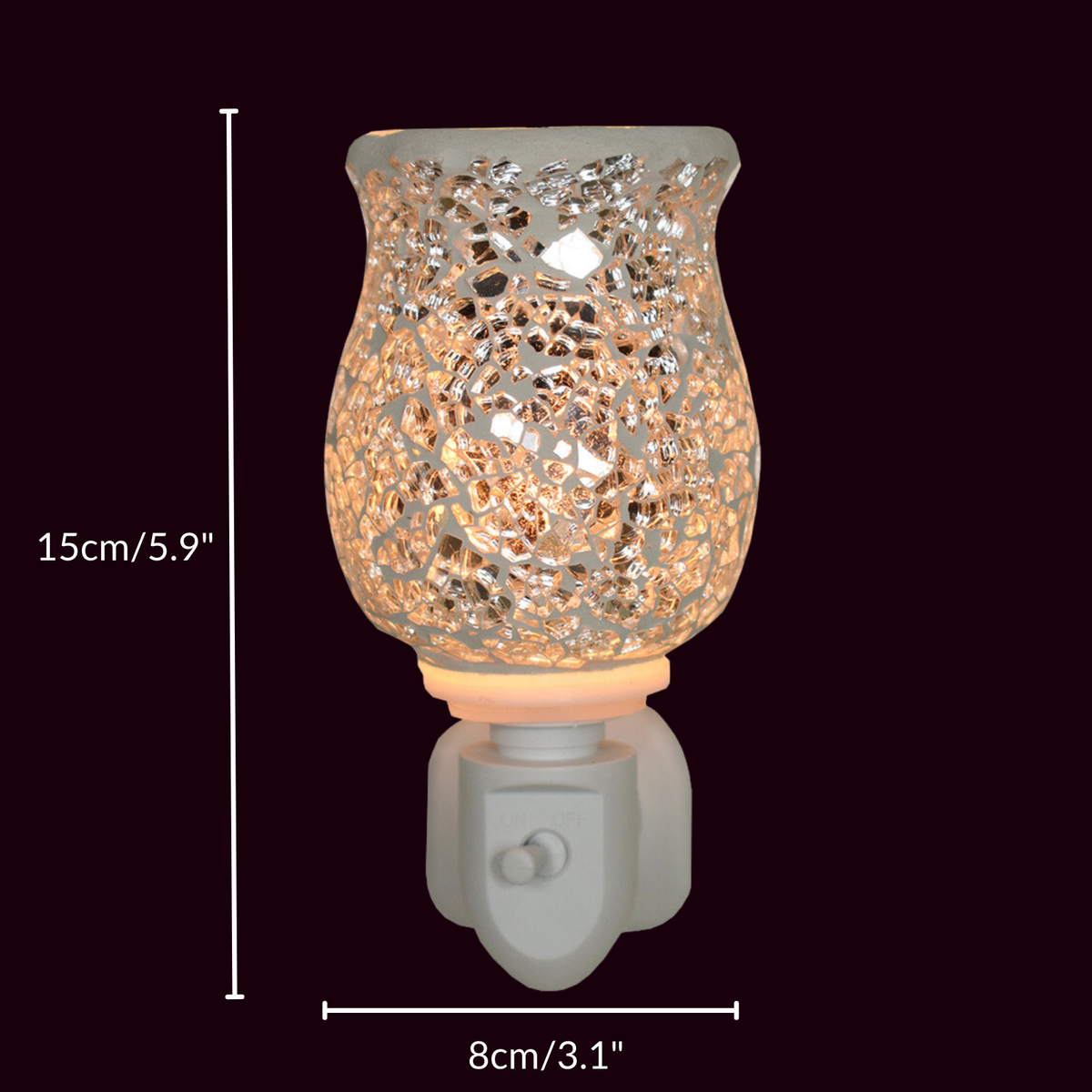 Cello | Mosaic | Plug In Electric Warmer | Shining Silver | Xystos ...