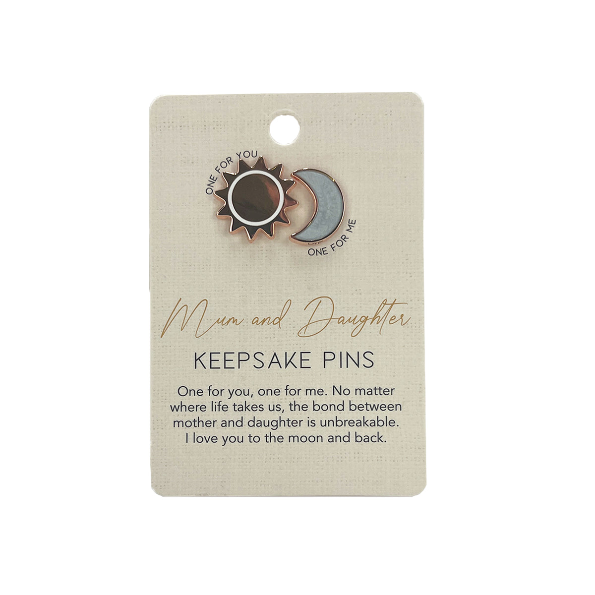 Splosh - Forever Connected Keepsake Pin - Mum & Daughter – xystostrade