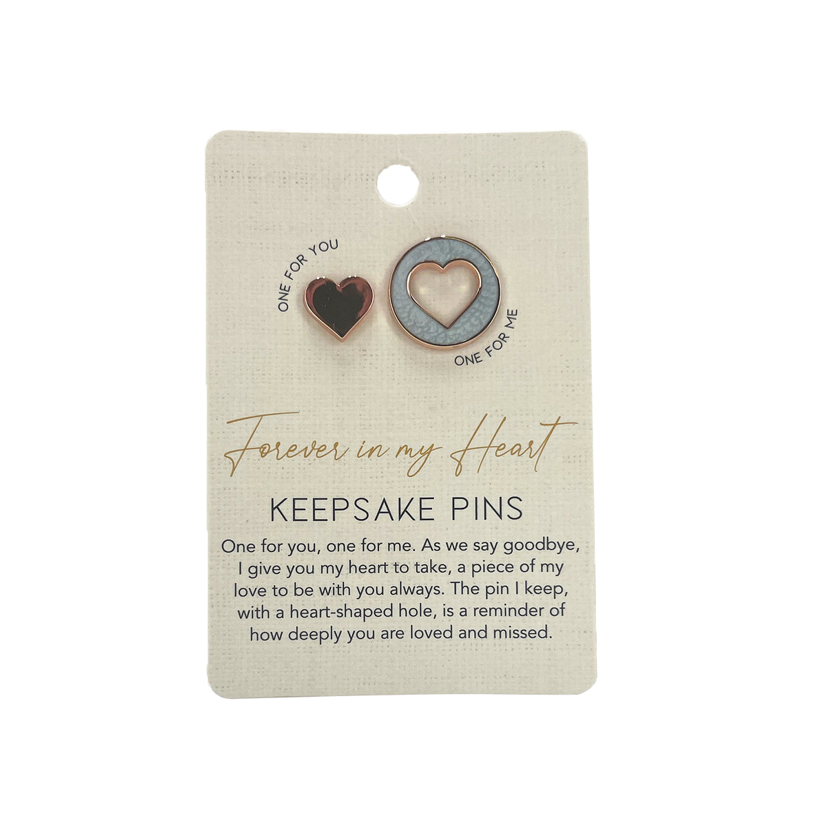 Splosh - Forever Connected Keepsake Pin - Heart – xystostrade